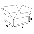 Flat Shipping Boxes, Flat Boxes, Rectangle Boxes in Stock - ULINE